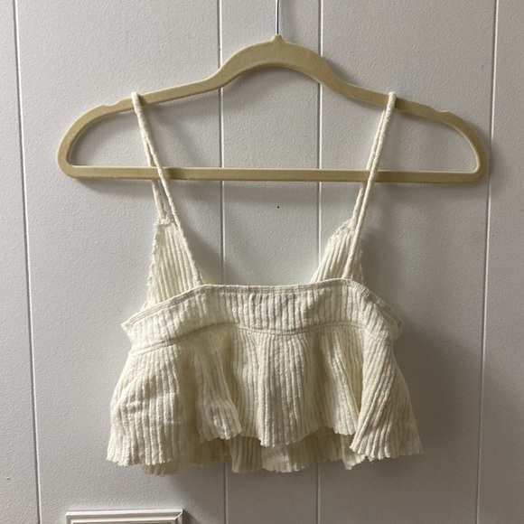 Urban Outfitters | Tops | Urban Outfitters S Cross Flutter Cropped ...